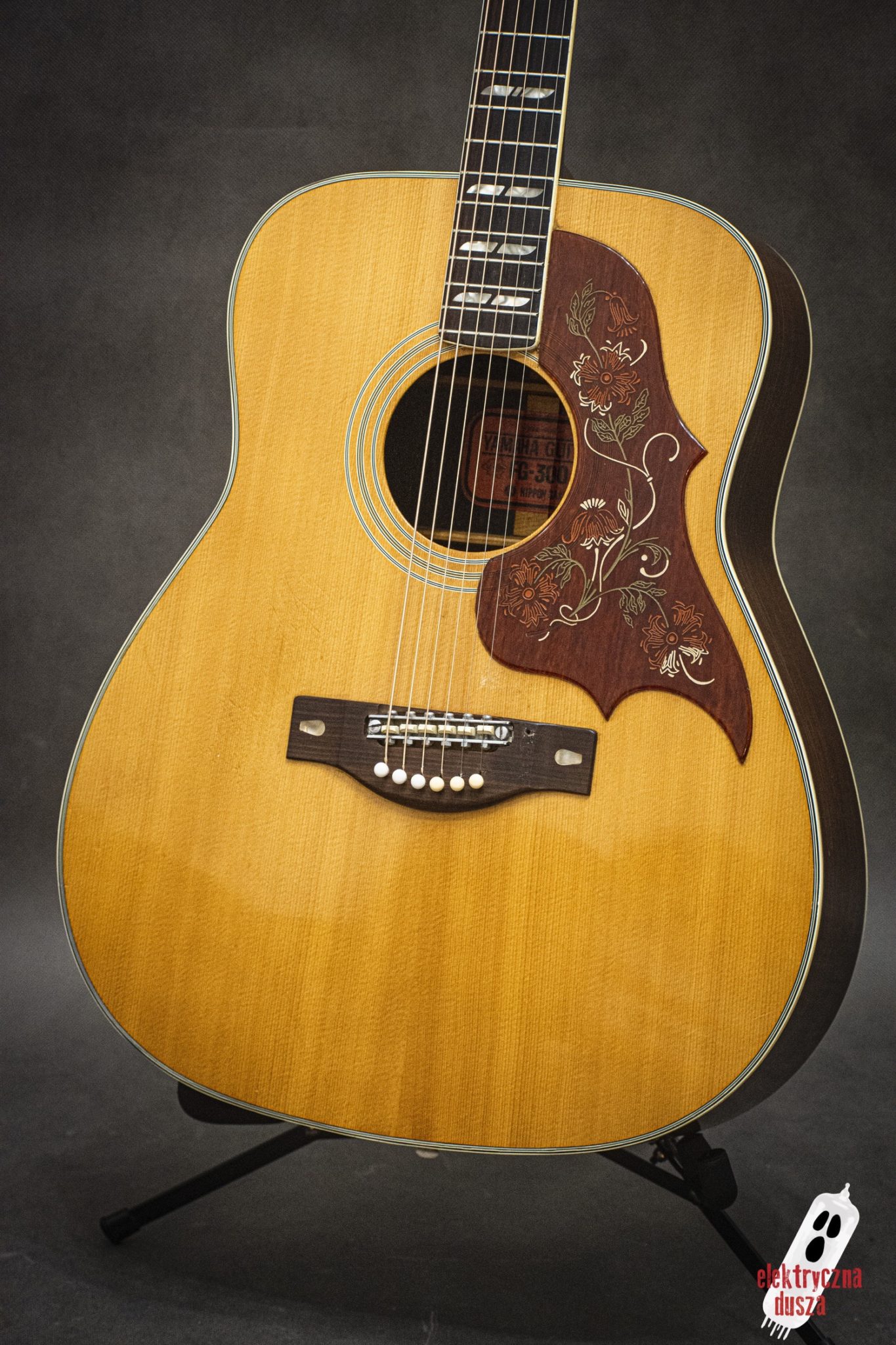 Yamaha FG-300 Nippon Gakki Red Label 1971 - Elektryczna ...